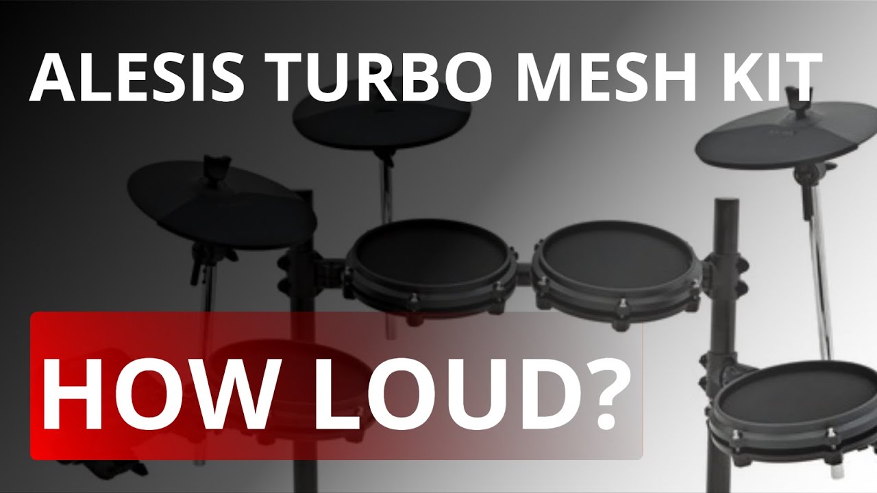 ALESIS TURBO MESH KIT. How loud is it? - YouTube