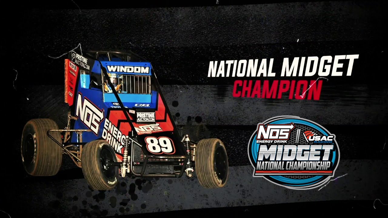 Chris Windom: 2020 USAC NOS Energy Drink National Midget Champion - YouTube