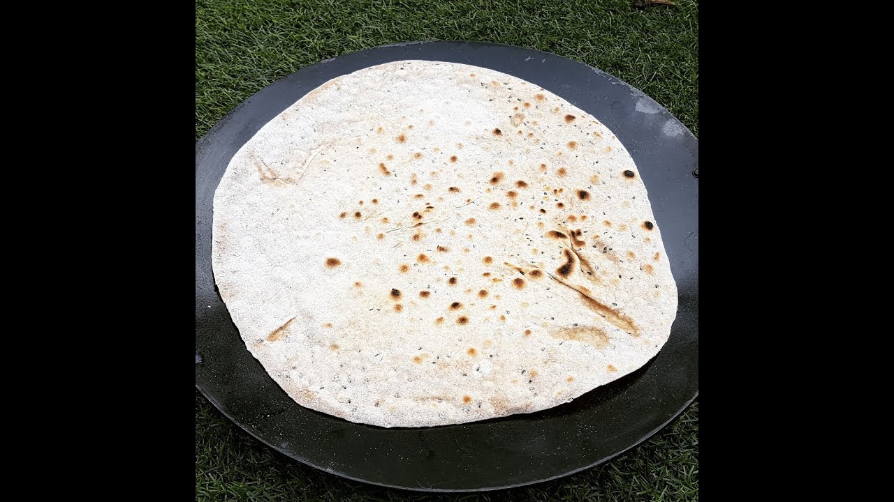 BIG TAWA CHAPATI/ROTI with Black Seed - Steven Heap - YouTube
