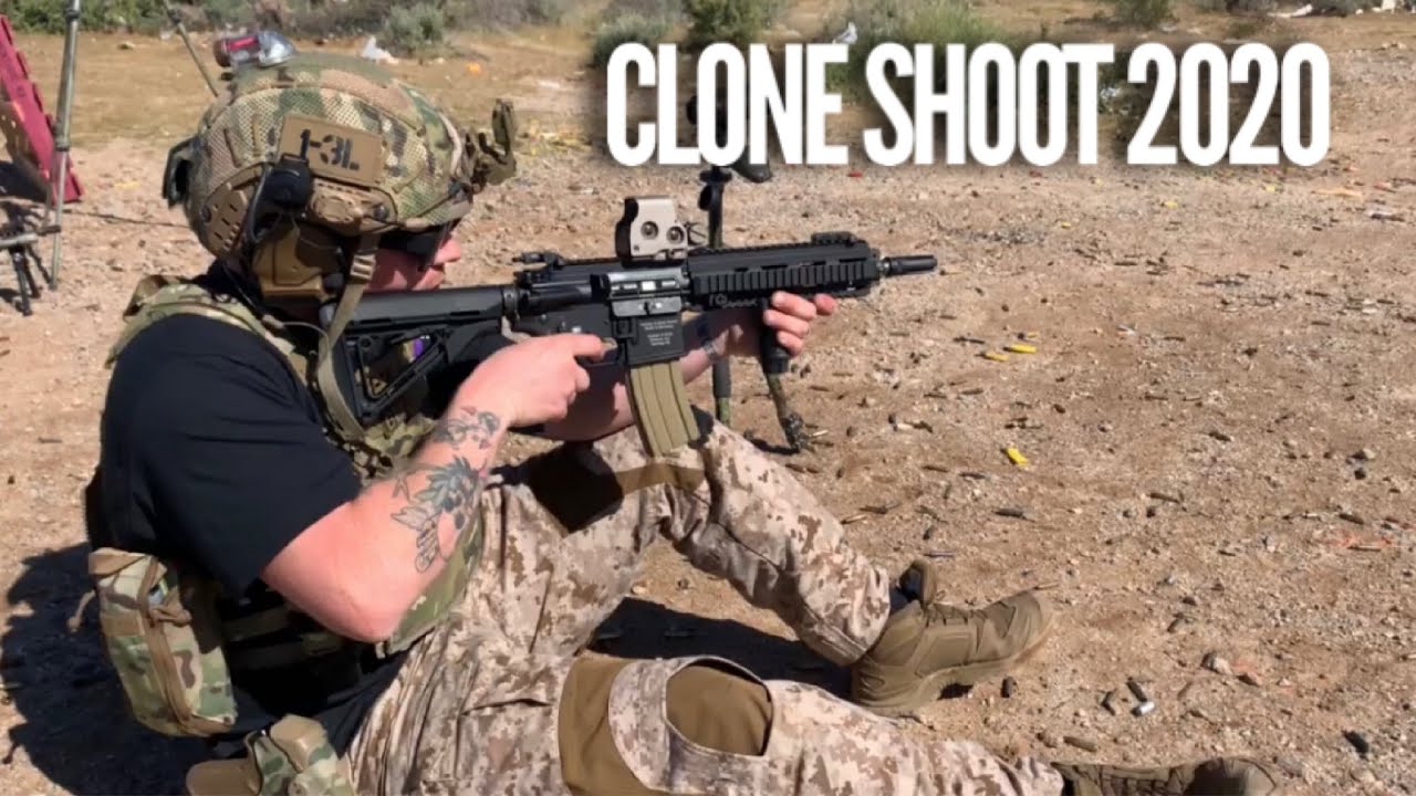 Clone Shoot 2020 (Full Auto Hk416D, M110A1 SDMR, Mk18 Mod 1, M4A1 Block ...