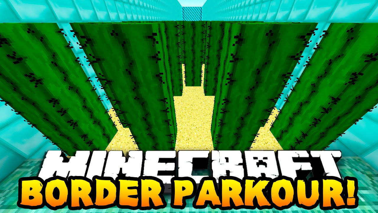 Minecraft BORDER CHASE PARKOUR! (Run From Death!) w/ PrestonPlayz - YouTube