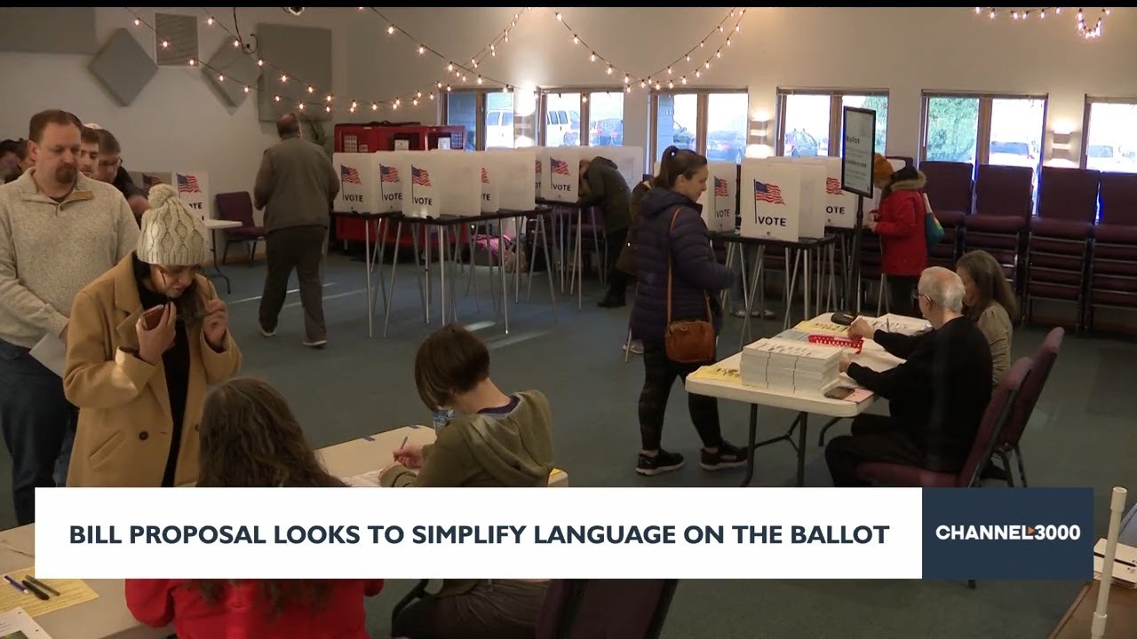 Bill proposal looks to simplify language on the ballot - YouTube