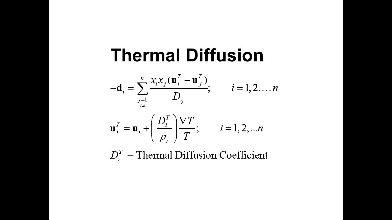 Thermal Diffusion - YouTube