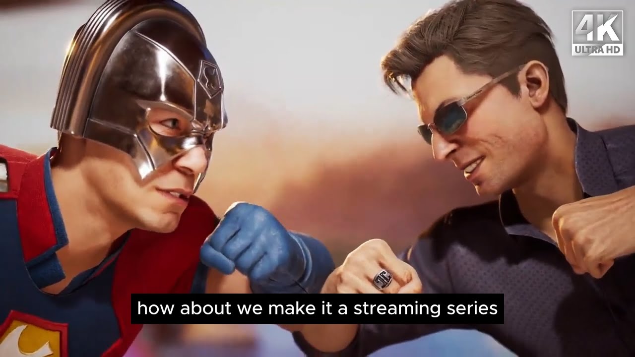 NEW Peacemaker vs Johnny Cage intro dialogue Mortal Kombat 1 ...