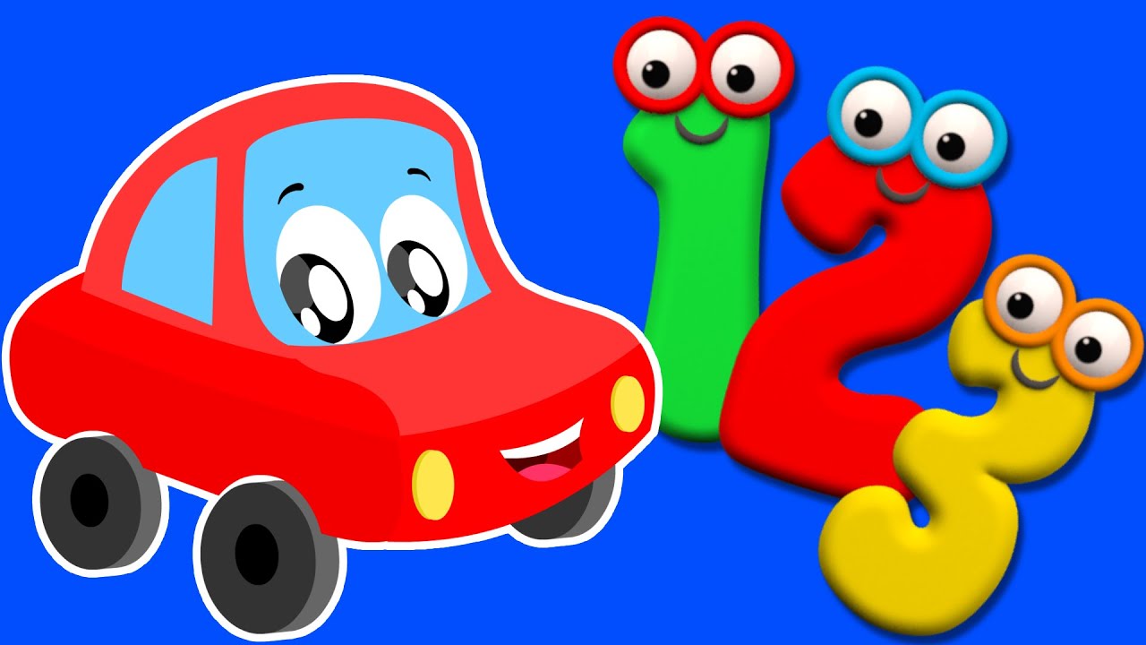 Numbers Song | Ten Little Numbers | Cars And Truck Rhymes - YouTube