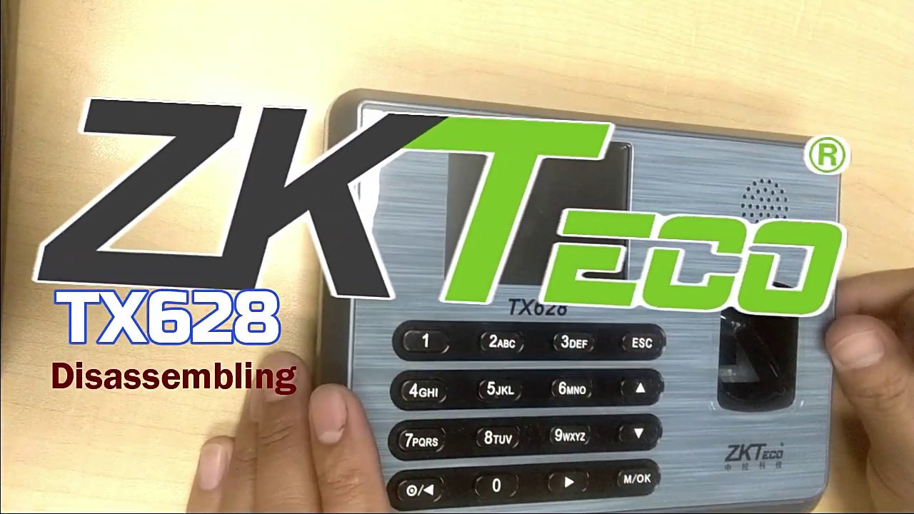 ZKTECO TX628 DISASSEMBLING - YouTube