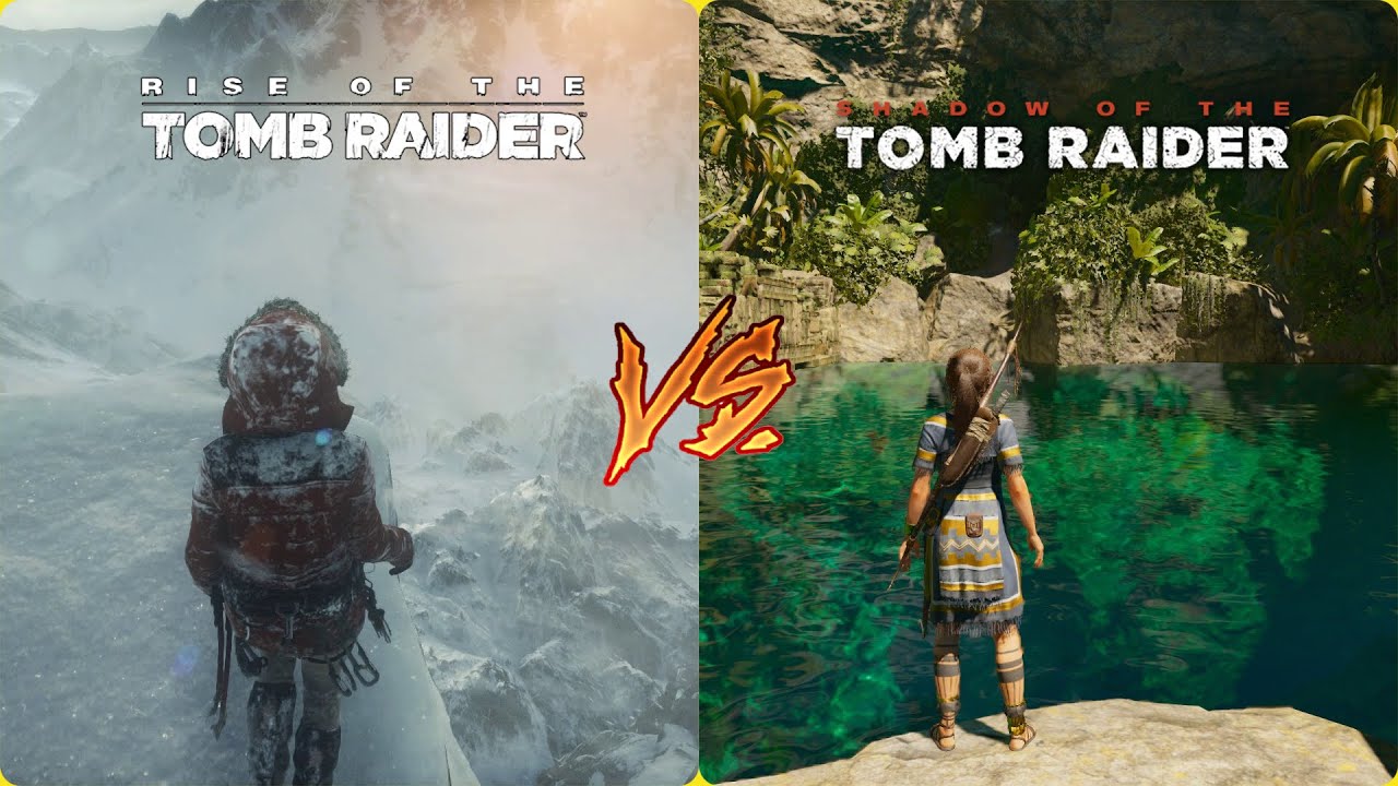 Rise of the Tomb Raider vs Shadow of the Tomb Raider - Graphics ...