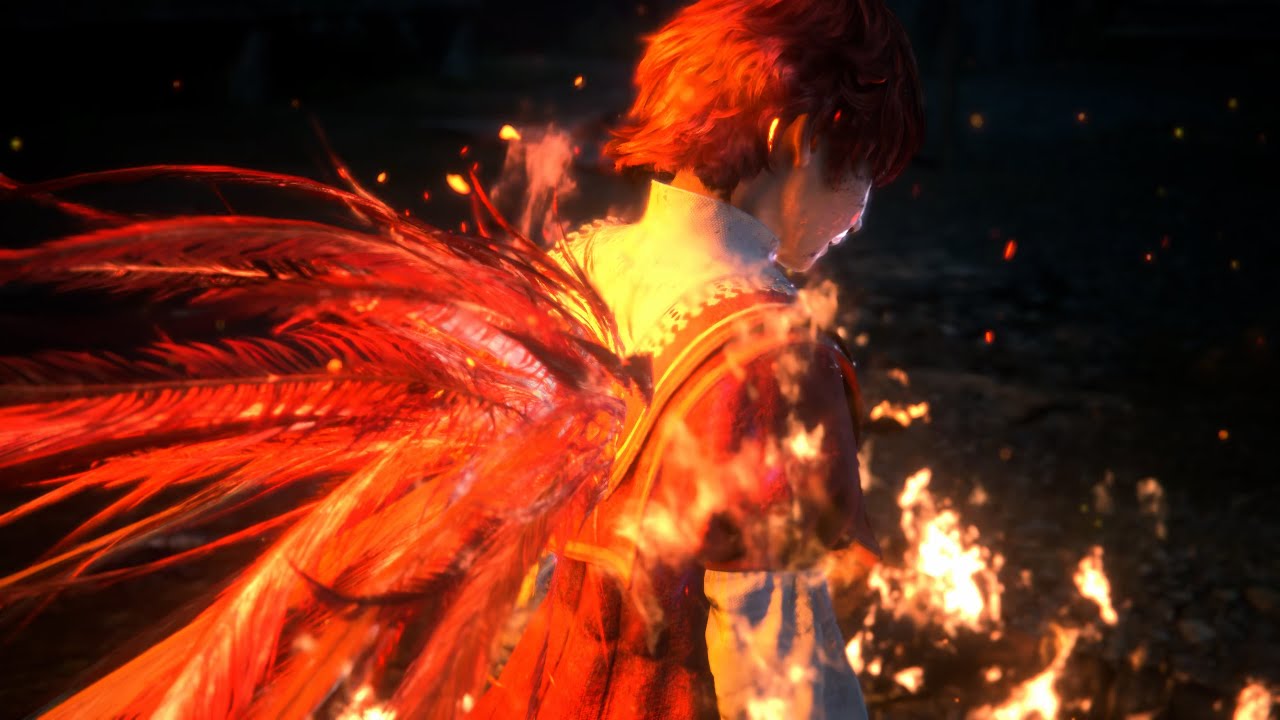 Final Fantasy 16 - Joshua Rosfield Transforms to The pheonix - YouTube