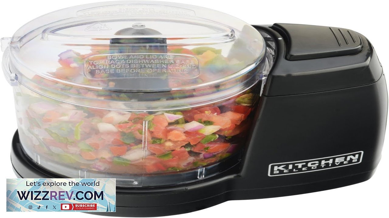 Kitchen Selectives Mini Chopper by Select Brands Mini Electric Food ...