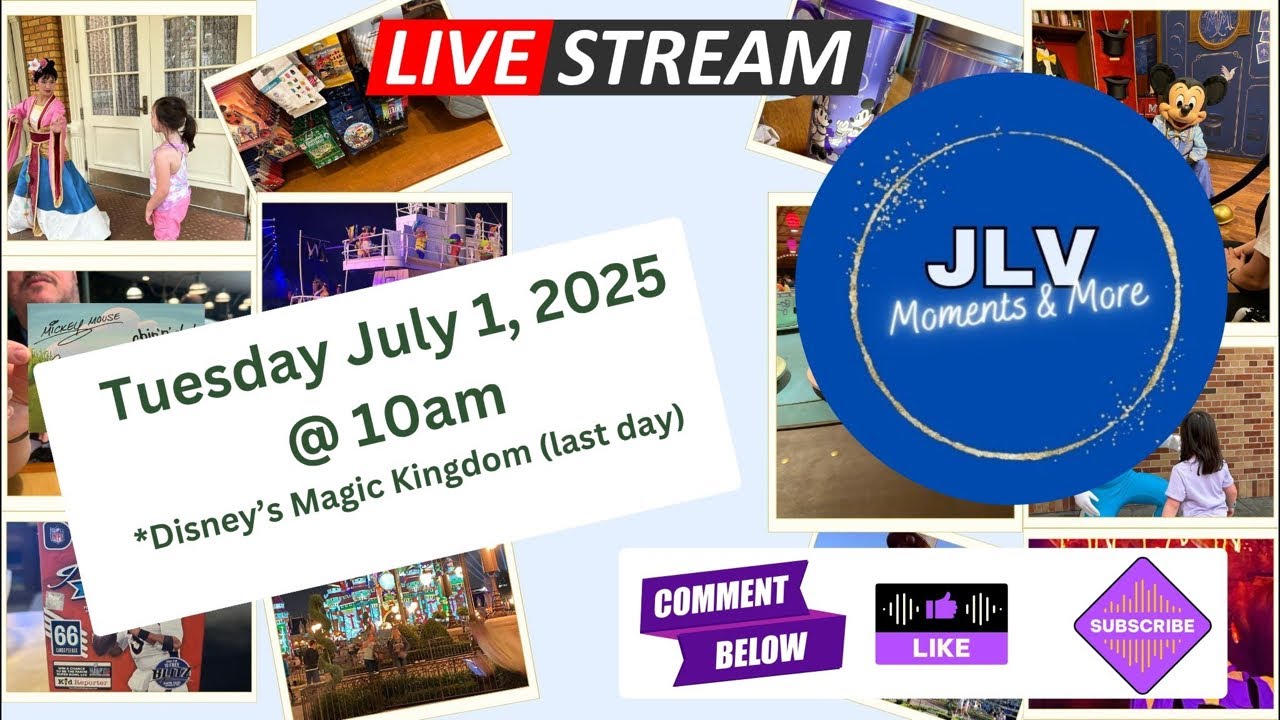 JLV Moments & More is live! - YouTube