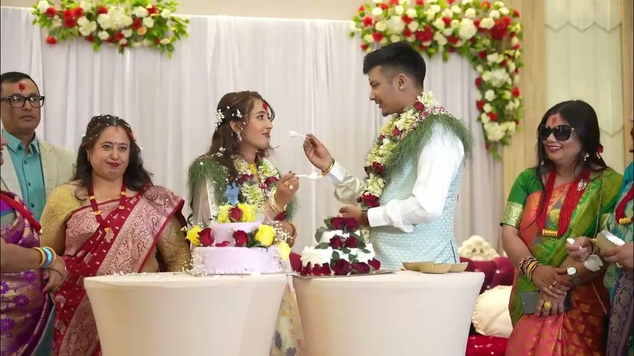 BIRAT AND PRAGYA/ NEPALI WEDDING HIGHLIGHTS/AZP - YouTube