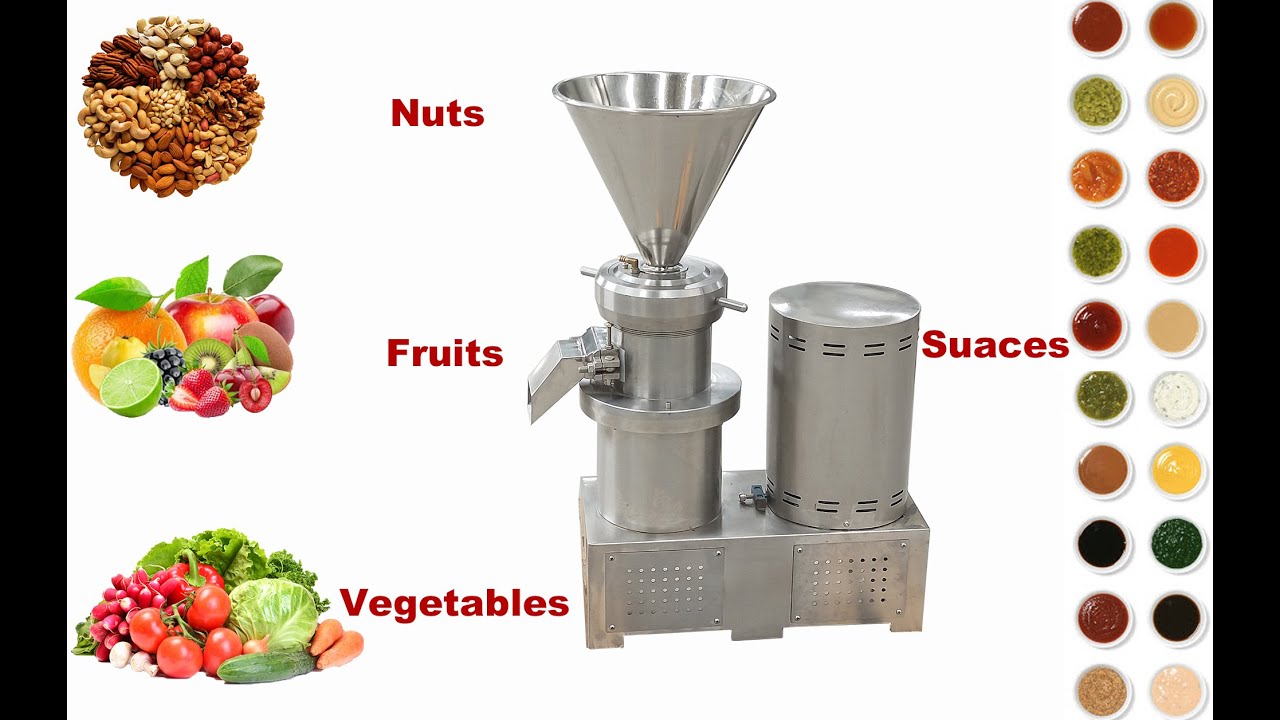 Multifunctional Colloid Mill Grinder Machine - YouTube