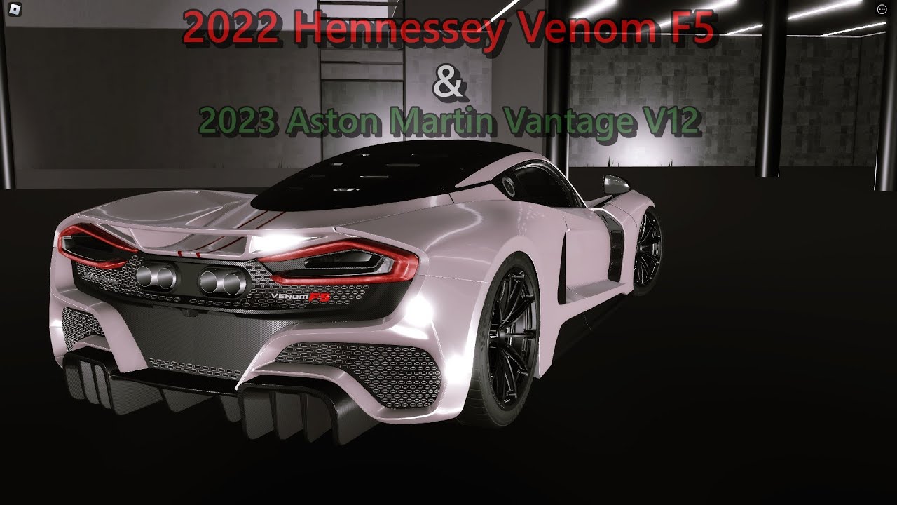 [Roblox] Hennessey Venom and Aston Martin Vantage - YouTube