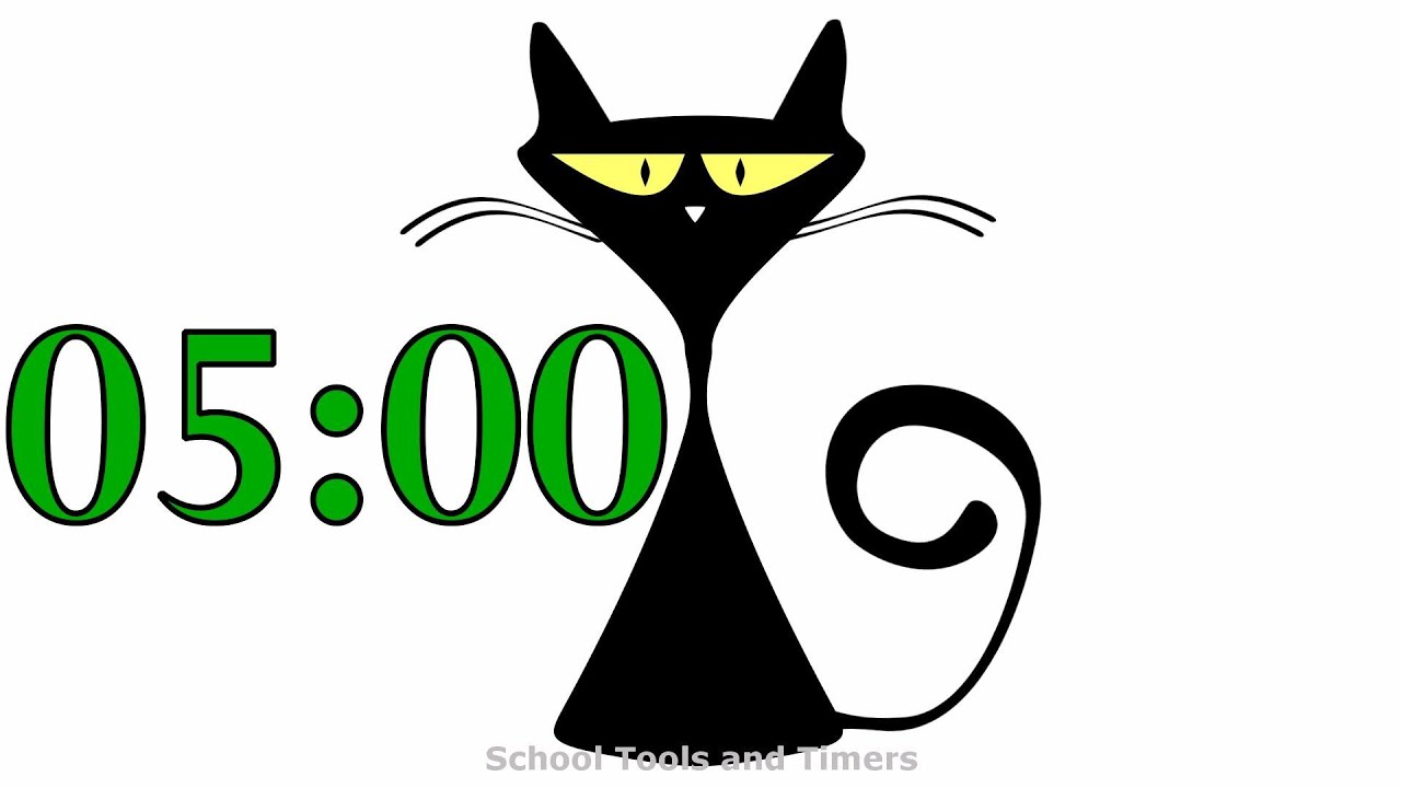 5 Minute Countdown Timer - Patient Cat! 🐱 - YouTube