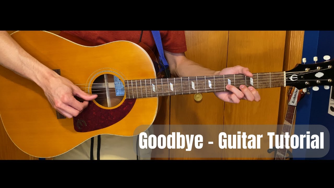 Goodbye (McCartney demo) - Guitar Tutorial (4K)- Epiphone Texan - YouTube