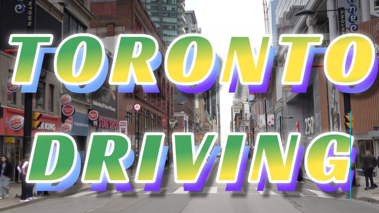 Toronto Driving, Downtown, 4K - YouTube