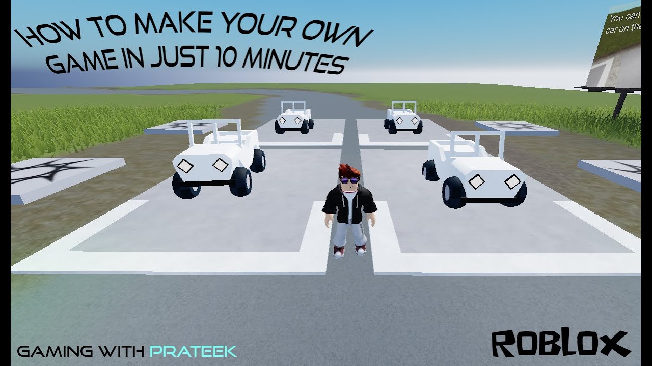 How to create your own car racing game in just 10 minutes#robloxstudio ...