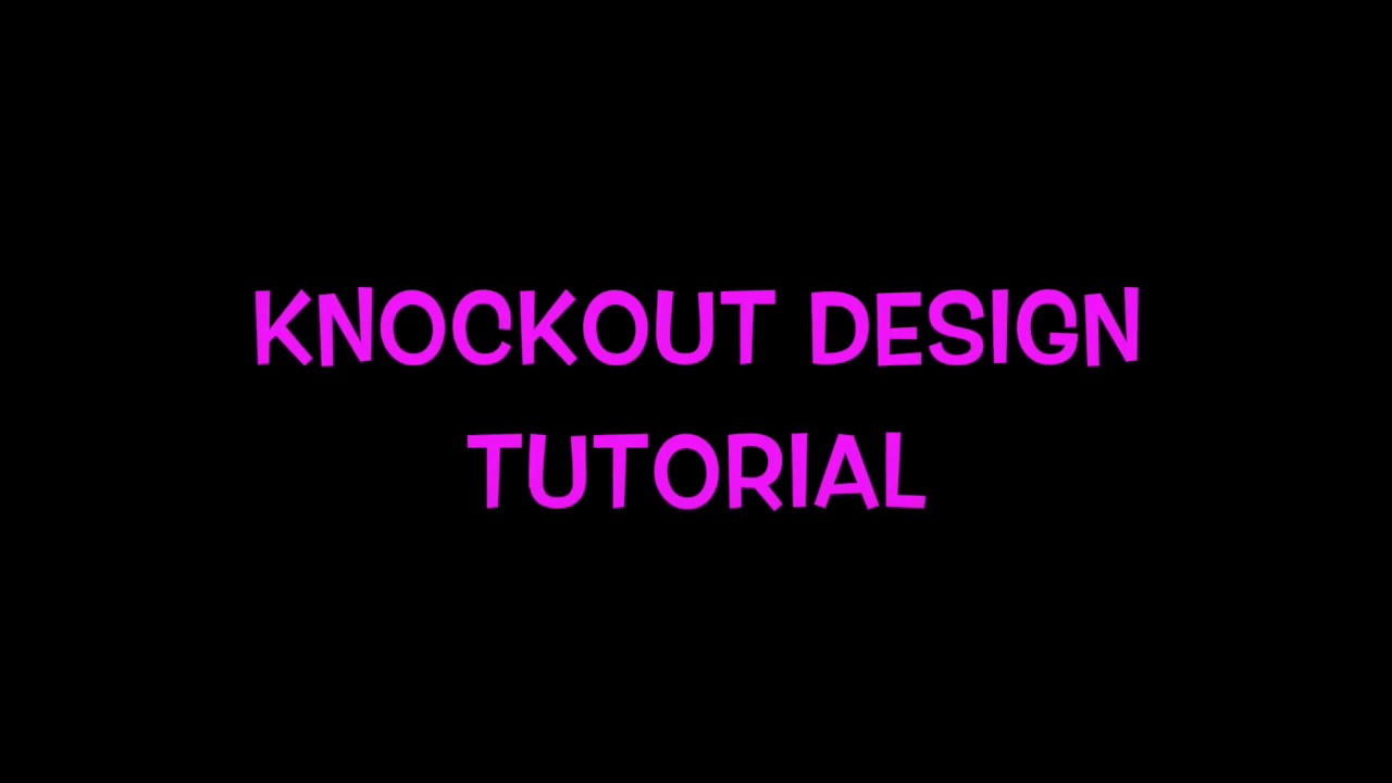 HOW TO CREATE A KNOCKOUT DESIGN IN CRICUT DESIGN SPACE - YouTube