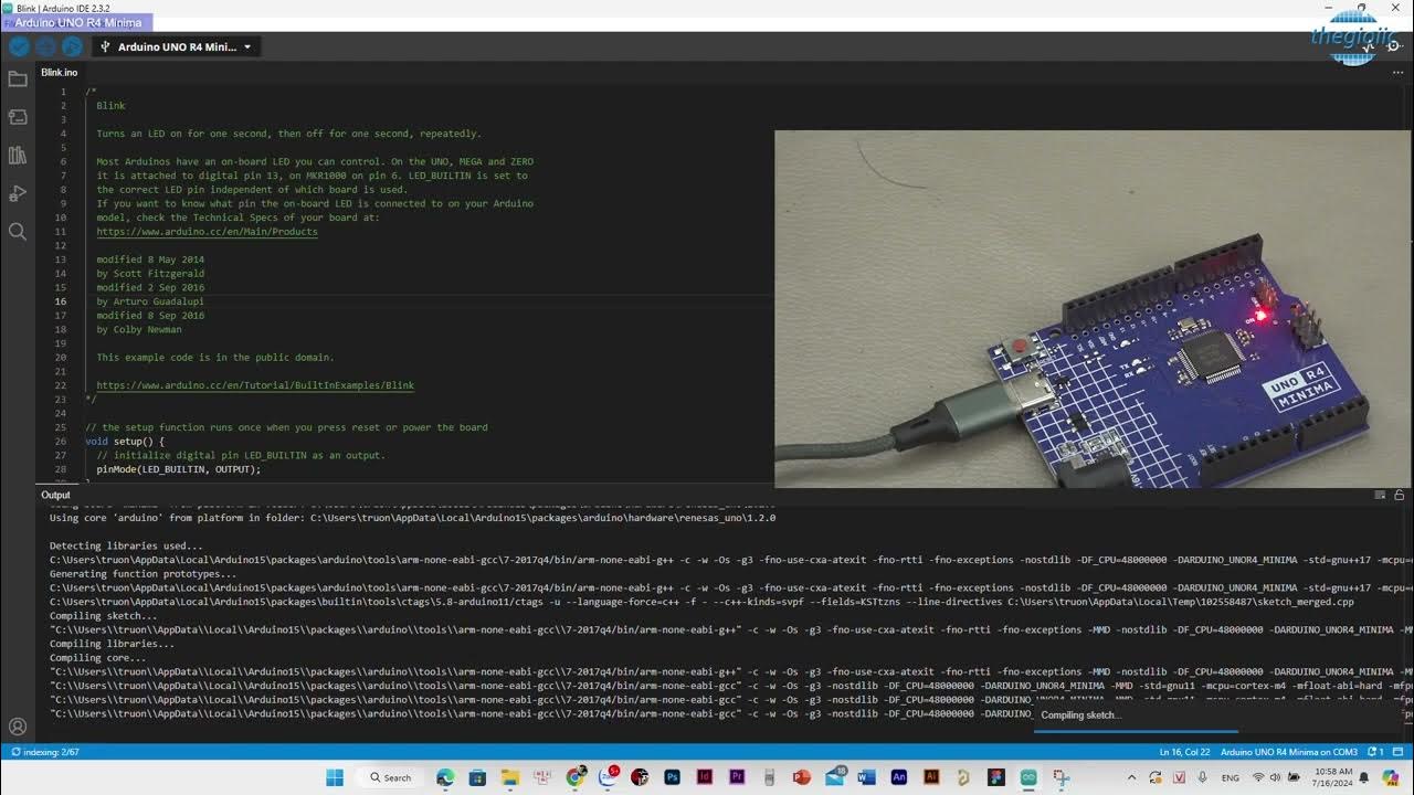 #267 Hướng dẫn nạp code cho Arduino UNO R4 - YouTube