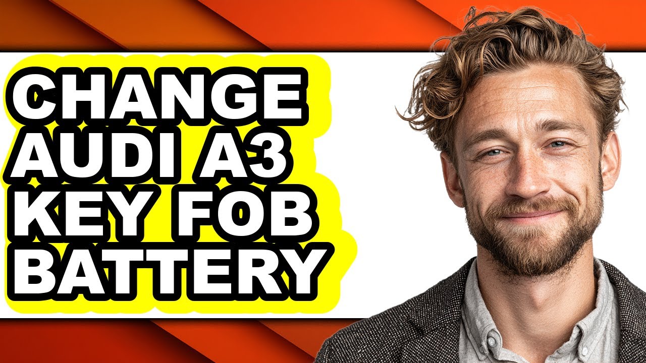 How to Change Audi A3 Key Fob Battery (Only Way) - YouTube