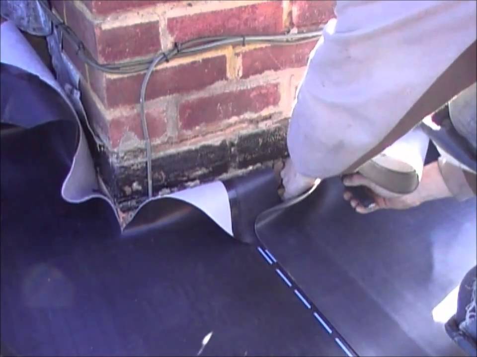 Cutting membrane at corner detail 2006 - YouTube