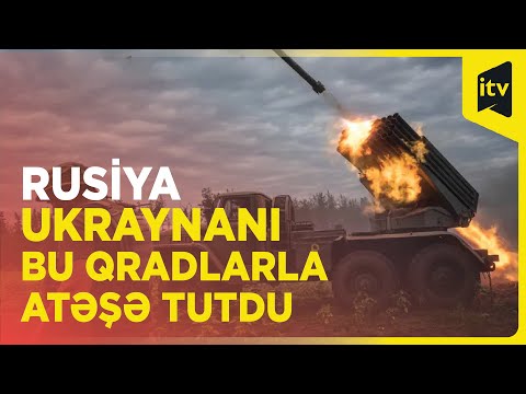 Rusiya Ukraynaya atdığı Qrad MLRS atəşinin görüntülərini yayıb