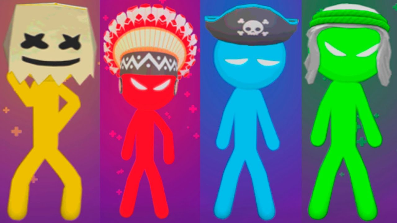 THE STICKMAN MINI GAMES TOURNAMENT Gameplay Walkthrough STICKMAN PARTY ...