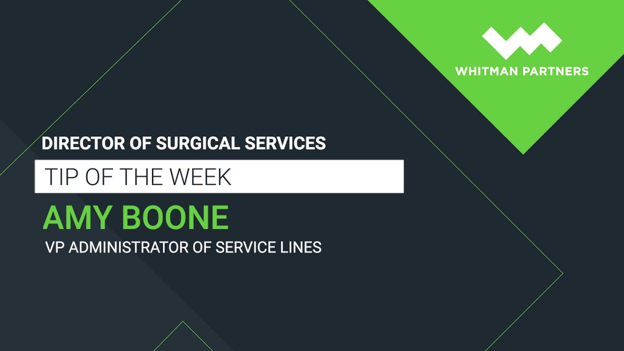 Tip of the Week with Amy Boone - YouTube