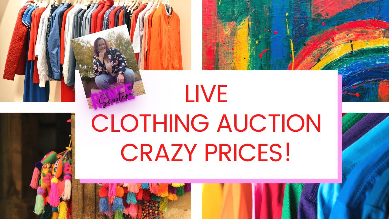 LIVE CLOTHING AUCTION - CRAZY PRICES - 9/2 - 10 AM CST - YouTube
