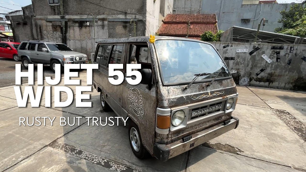 HIJET 55 WIDE RUSTY BUT TRUSTY - YouTube