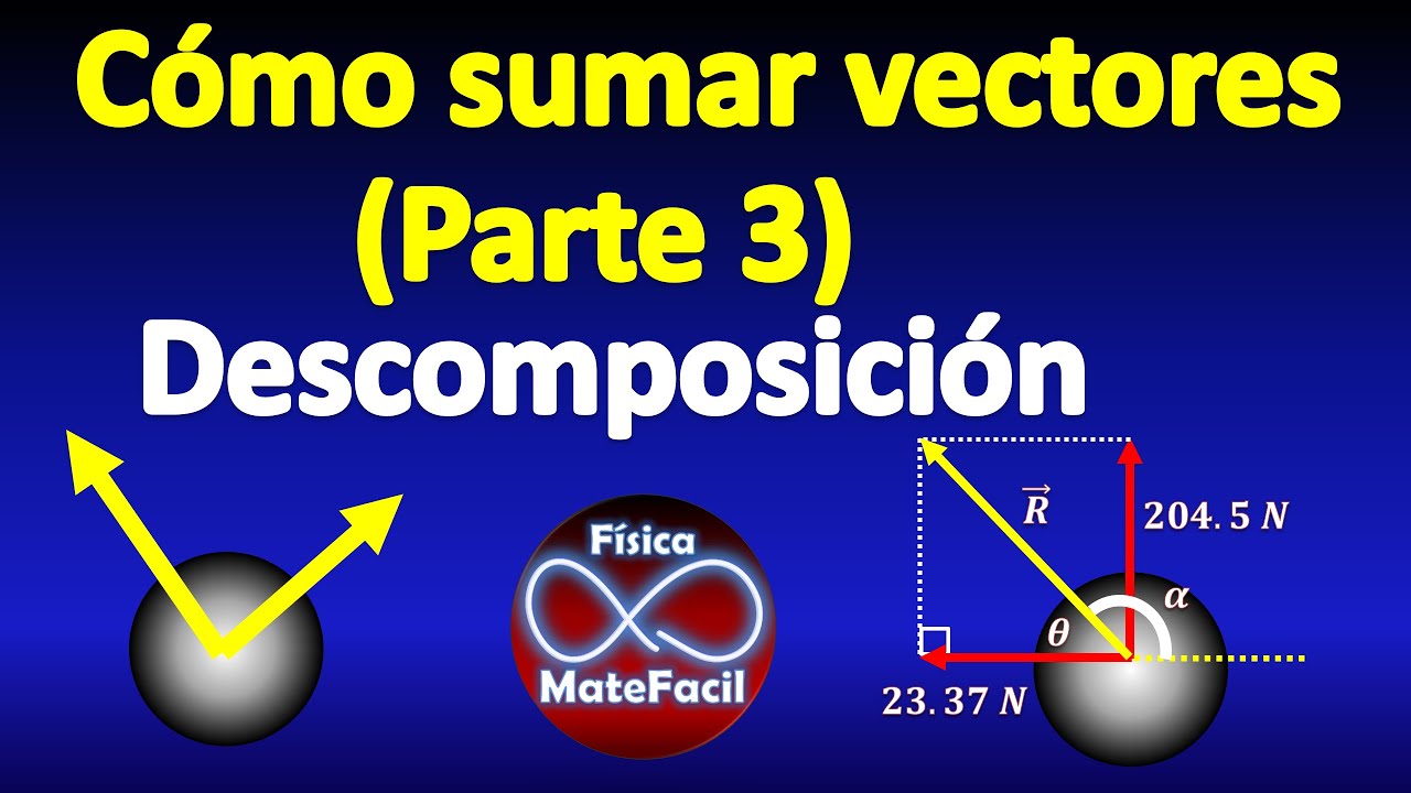 03. Descomposición de vectores en sus componentes - YouTube
