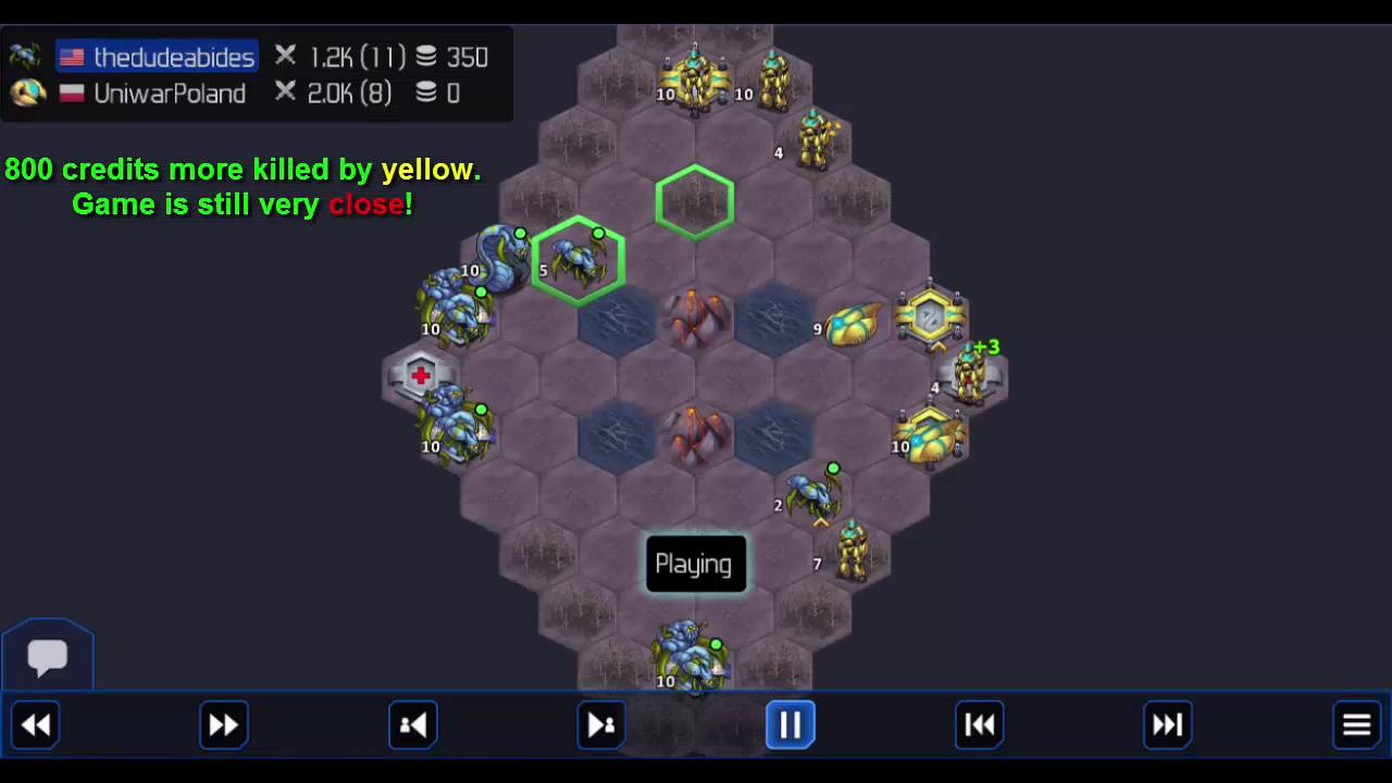 Khral vs Titan exciting championship UniWar game - Battle [ENG SUB] - YouTube