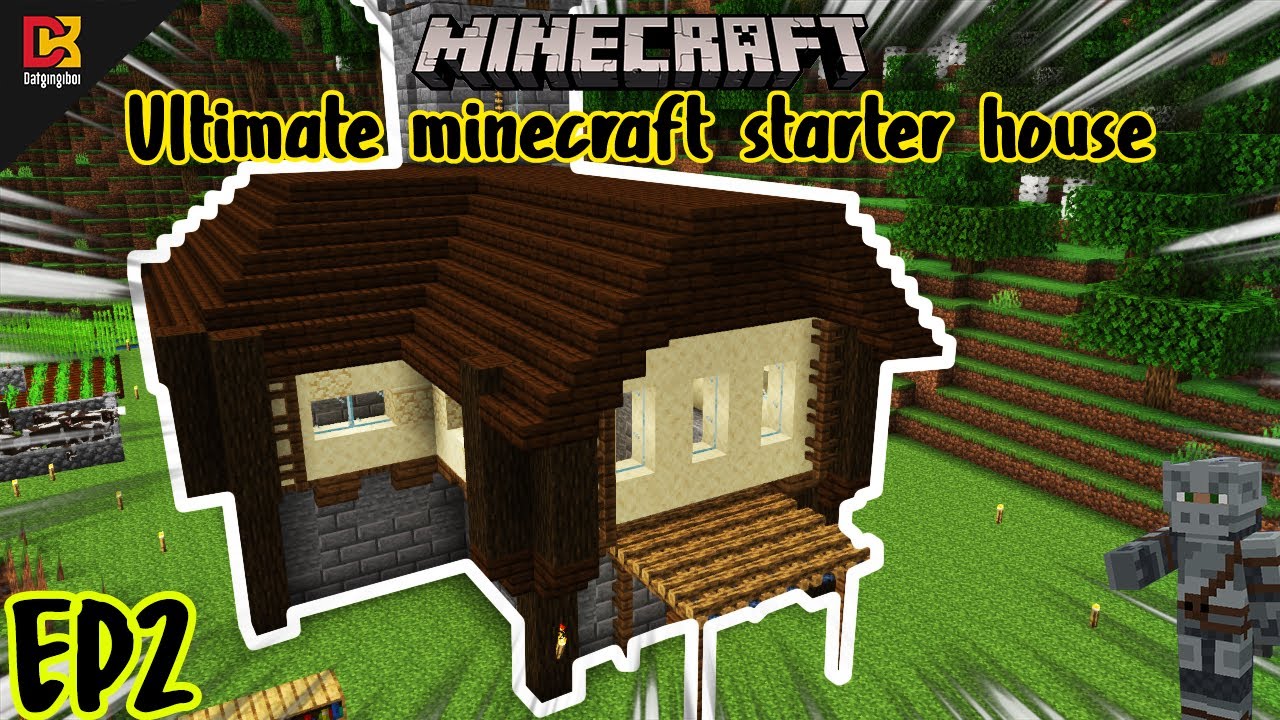 ULTIMATE Minecraft STARTER house: Java Minecraft lets play episode 2 ...
