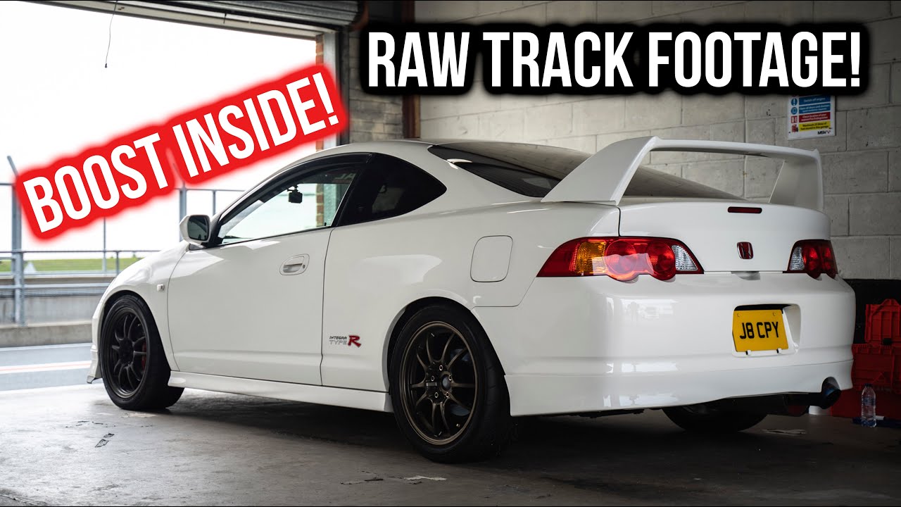 SUPERCHARGED DC5 TYPE R RIPS ON TRACK!! - YouTube