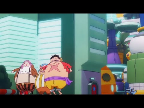 Luffy , Bonney and Chopper Chasing by a Robot Dog | One Piece Funny ...