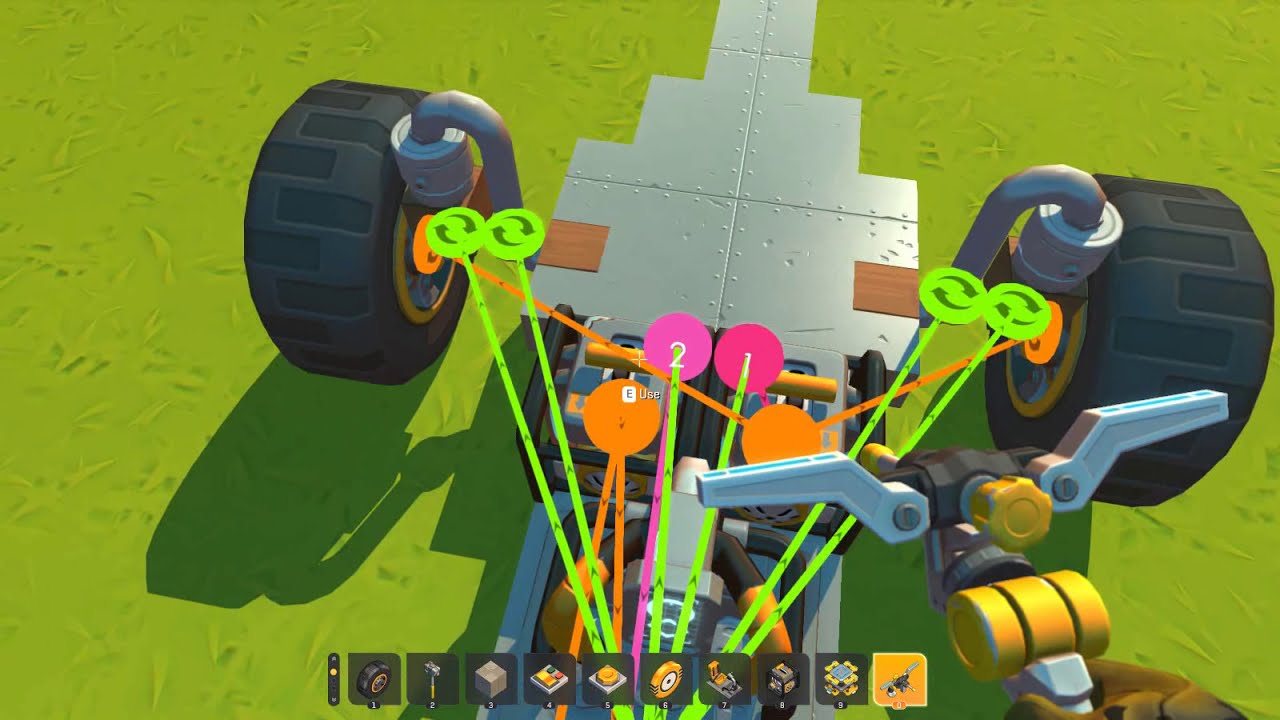 Scrap Mechanic Racing Trails/Vehicle experimenting - YouTube