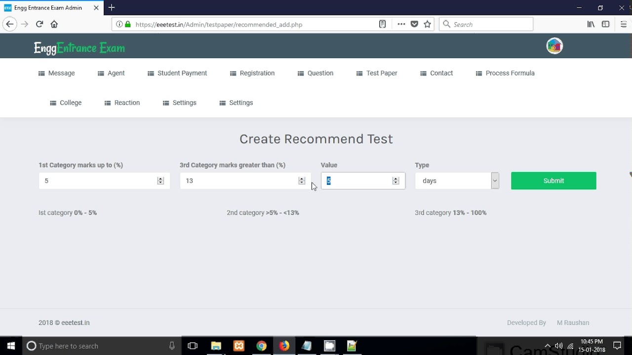 EEE TEST Admin Settings Setup Recommended Test - YouTube