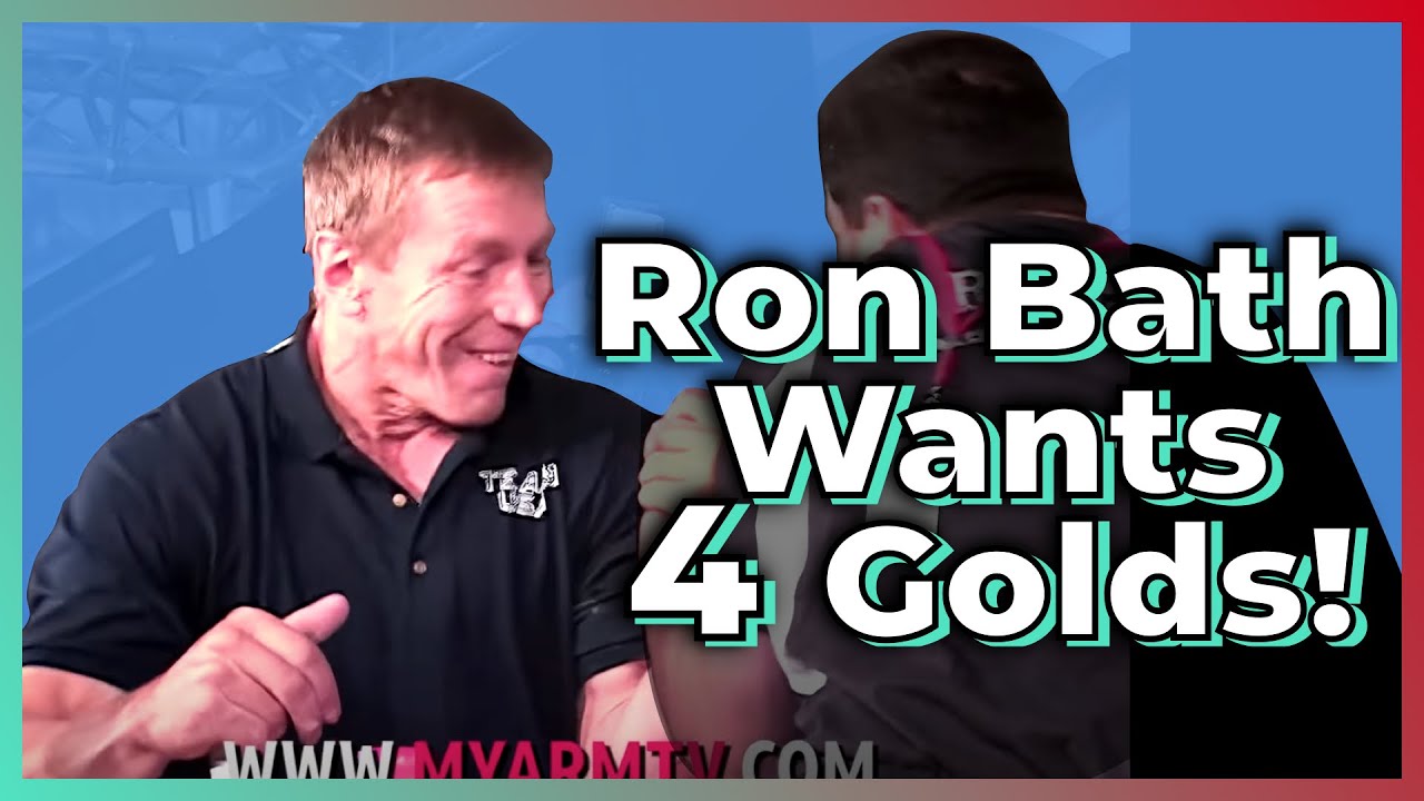 Ron Bath goes for 4 TITLES at the armwrestling World Championships ...