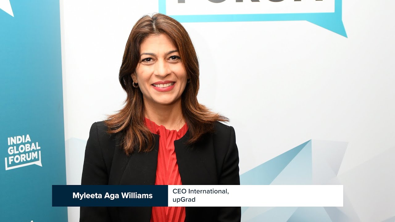 Myleeta Aga Williams, CEO International, upGrad at IGF UK-India week 2023 - YouTube