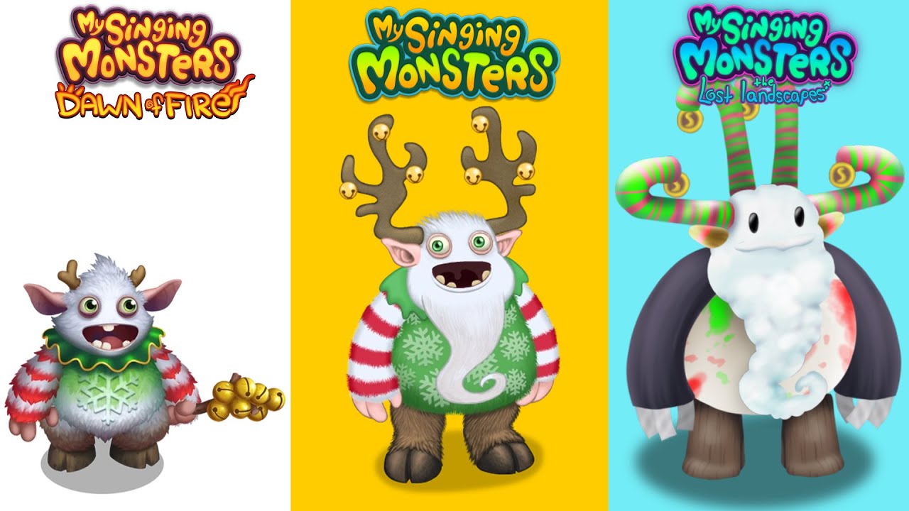 Dawn Of Fire Vs My Singing Monsters Vs The Lost Landscapes | Redesign Comparisons | Corrupted ...