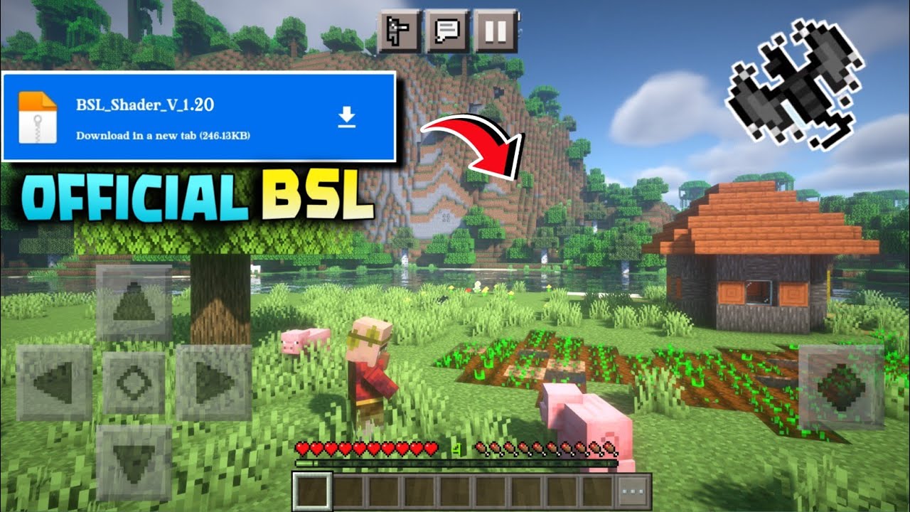 Ultra HD BSL Shader for Mcpe 1.20 || BSL In Mobile 🥰 - YouTube