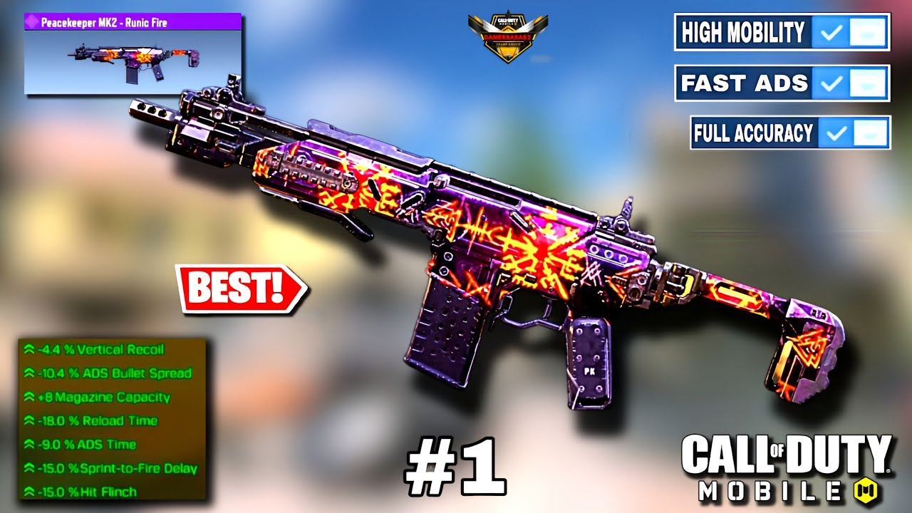 Best Peacekeeper MK2 gunsmith // Fast ADS +No RECOIL // Call Of Duty ...