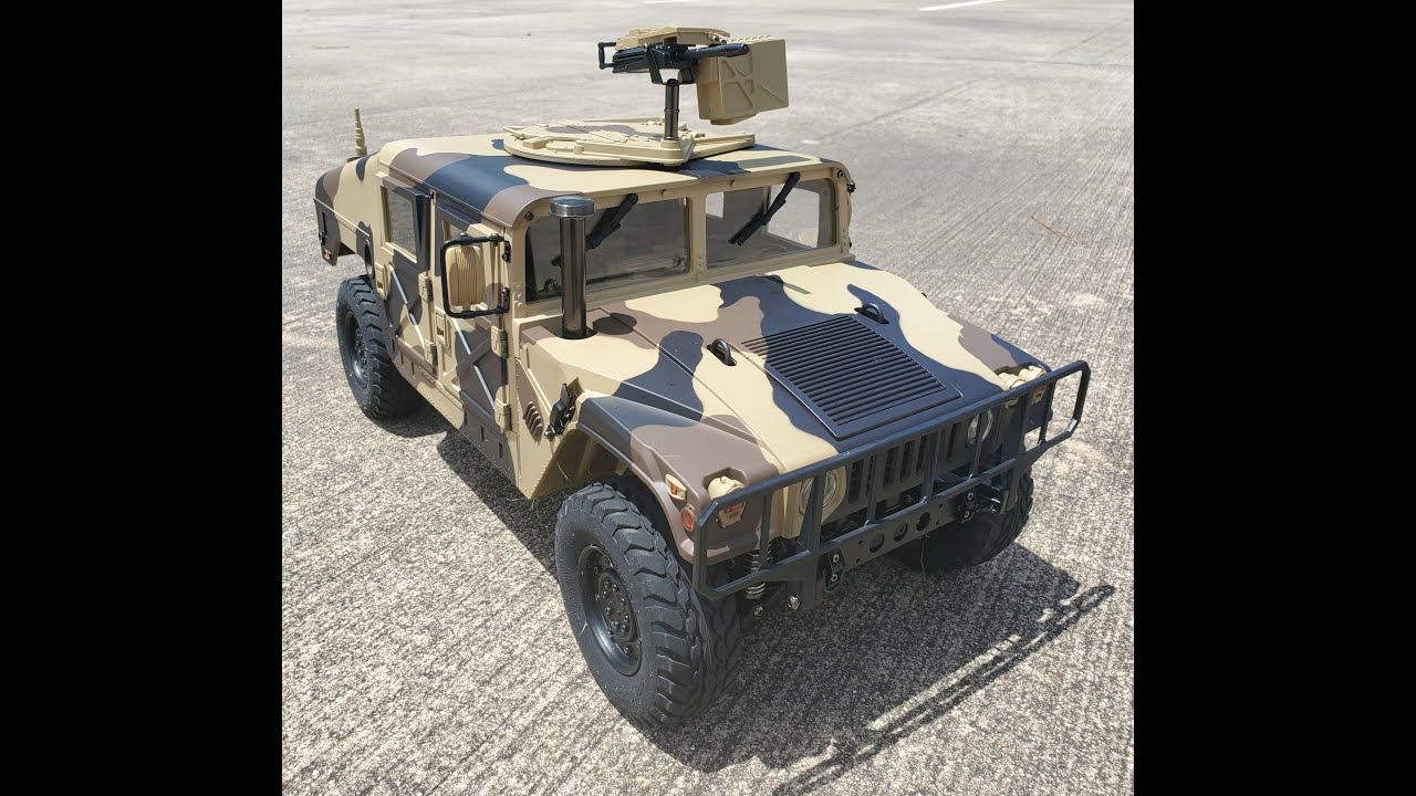 RC Car Review "Imex HG-P408 Humvee" Unboxing 10th Scale Top of the Line ...