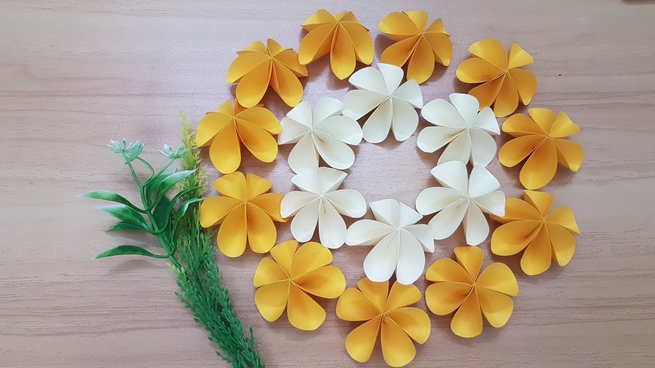 DIY Cute Paper Flowers - Made by Saphia - YouTube