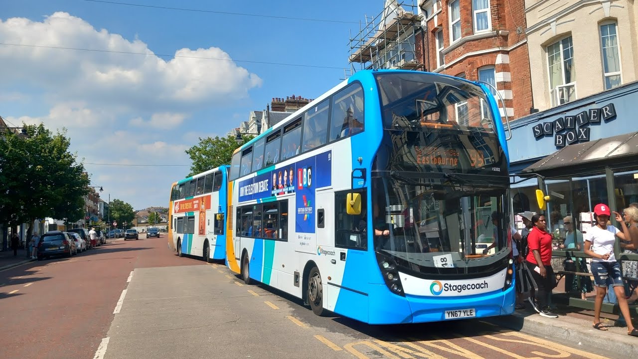 Onboard Stagecoach Bus 15332 (YN67 YLE) | Scania N250UD ADL ...