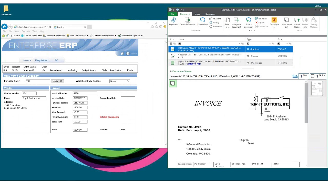 Overview of New User Interface Enhancements in OnBase 17 - YouTube
