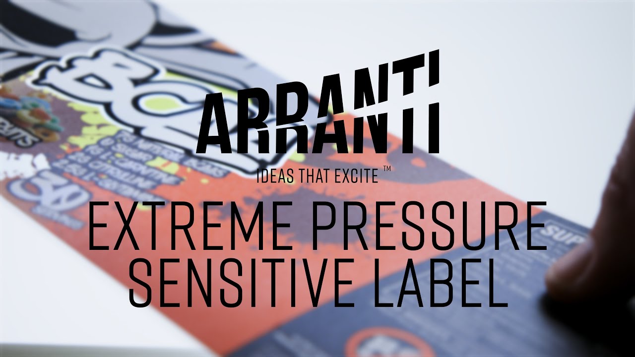 Extreme Pressure Sensitive Labels - YouTube
