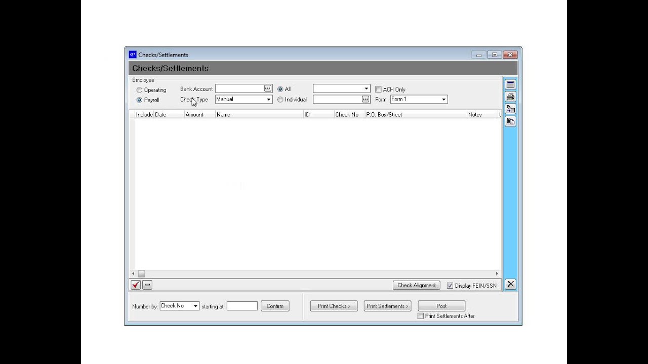Print A Payroll Check YouTube Print A Payroll Check YouTube