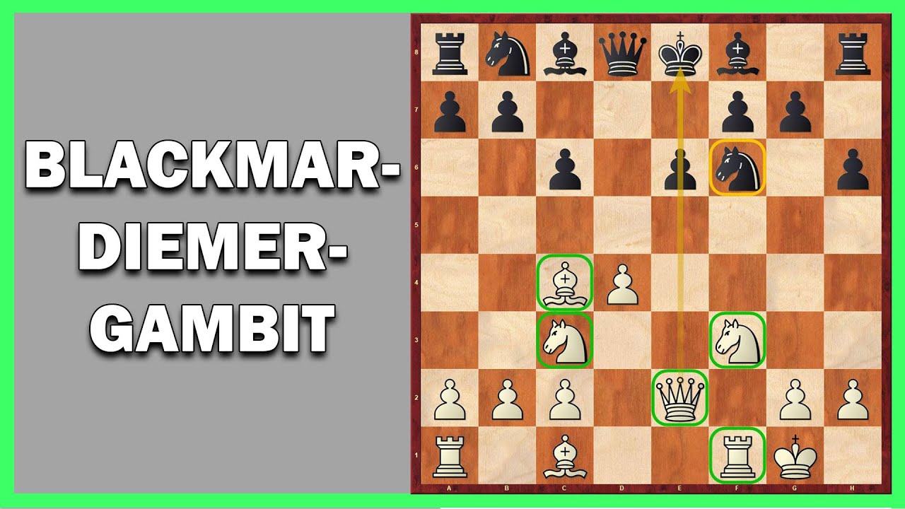 Gewinnen mit dem Blackmar-Diemer-Gambit || Emil Joseph Diemer vs ...