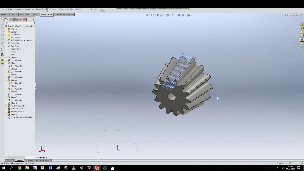 GEARTRAX TÜRKÇE ANLATIM VE DİŞLİ ÇİZİMİ - GEAR DESIGNE WITH GEARTRAX ...